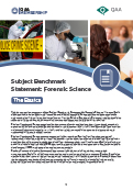 Subject Benchmark Statement - Forensic Science (including Master's)